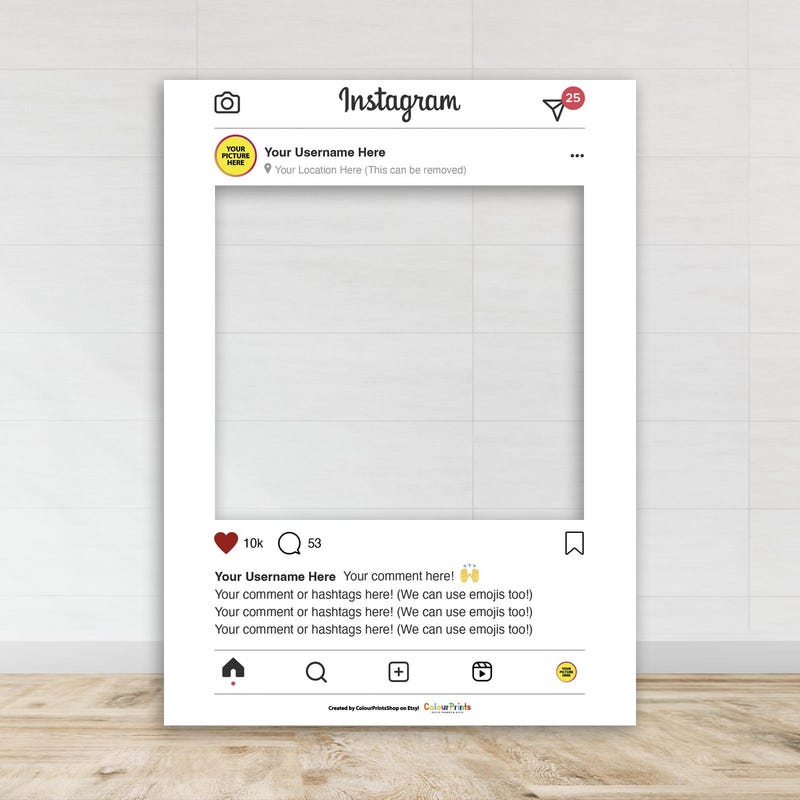 Instagram Frame - Etsy UK