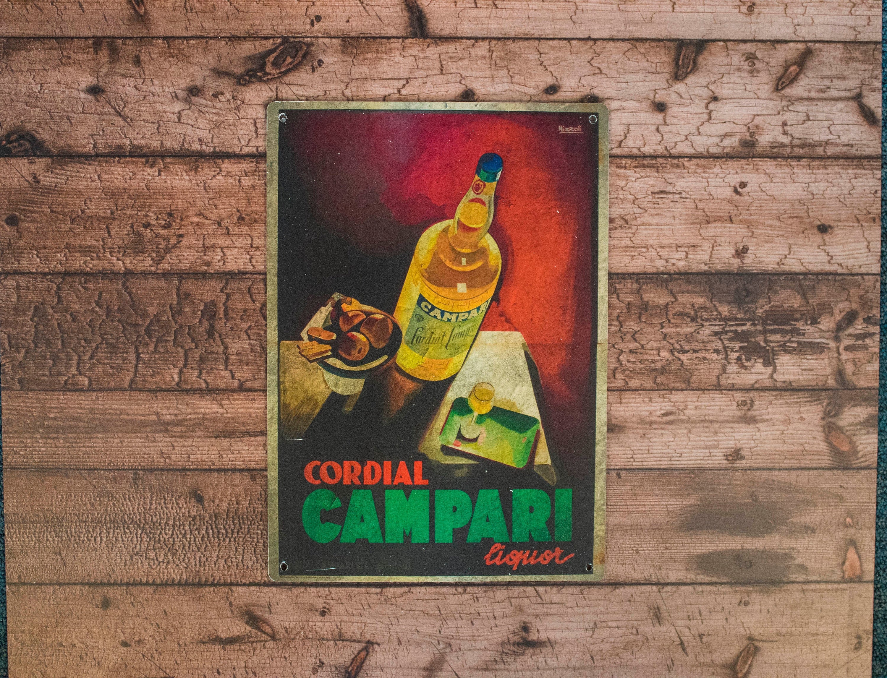 Metal Sign Vintage Campari Retro Sign Man Cave Sign - Etsy UK
