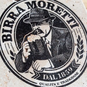 Stone Coasters: Birra Moretti Collection Set Of 4 - Etsy.de