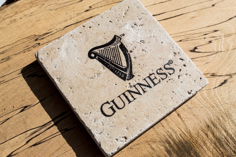 Stone Coasters: Guinness Collection (set of 4) - Etsy UK