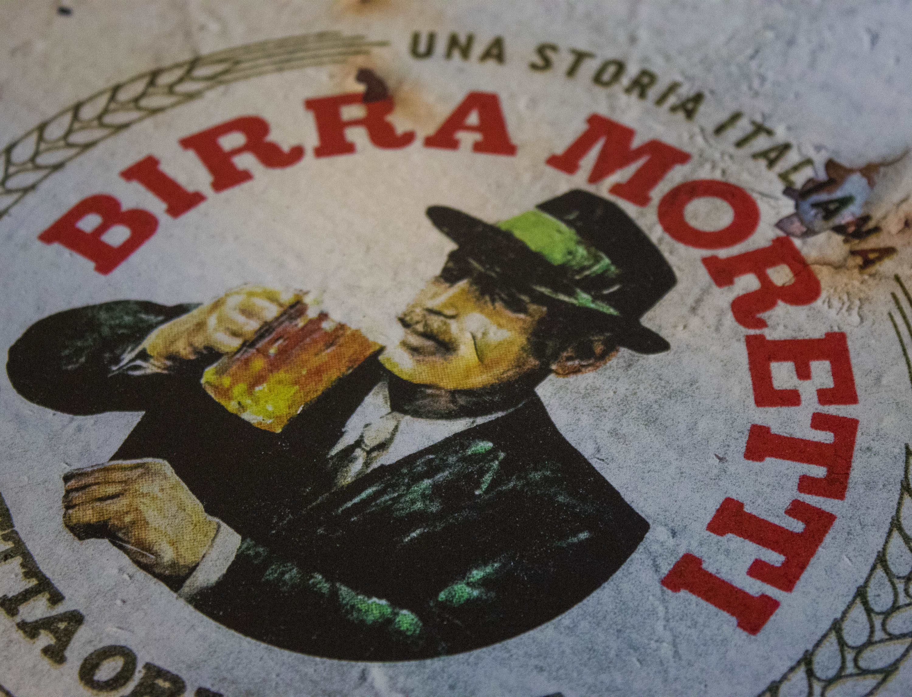 Giant Birra Moretti Beer Bottle Cap Metal Sign Rustic Sign | Etsy