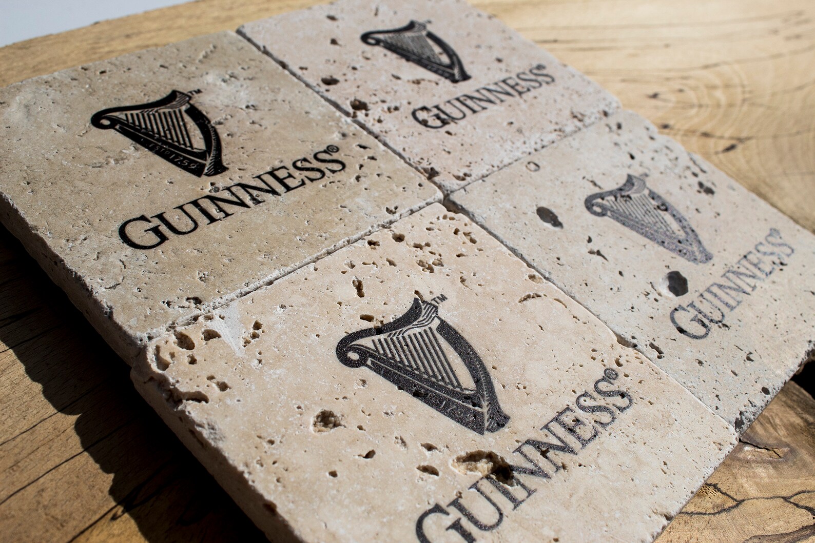 Stone Coasters: Guinness Collection (set of 4) - Etsy UK