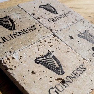 Stone Coasters: Guinness Collection (set of 4) - Etsy UK