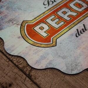 Giant Peroni Beer Bottle Cap Metal Sign: Rustic Man Cave Decor - Etsy UK