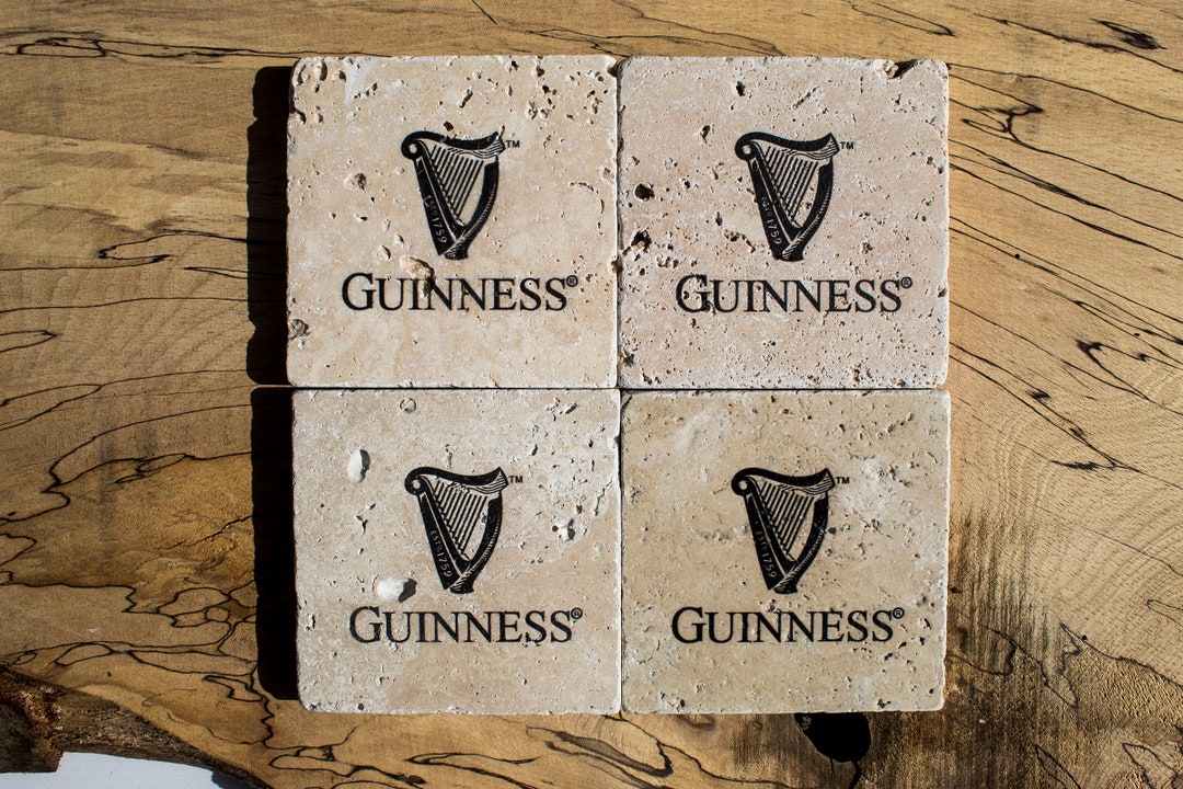 Stone Coasters: Guinness Collection (set of 4) - Etsy UK