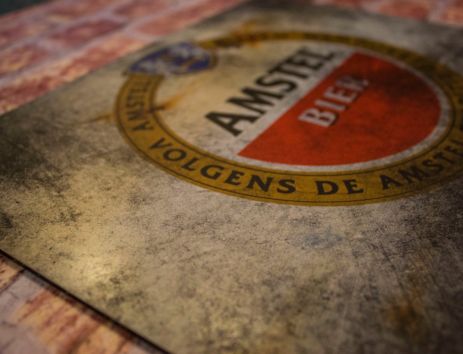 Metal Sign Amstel Beer Retro Sign Man Cave Sign | Etsy UK