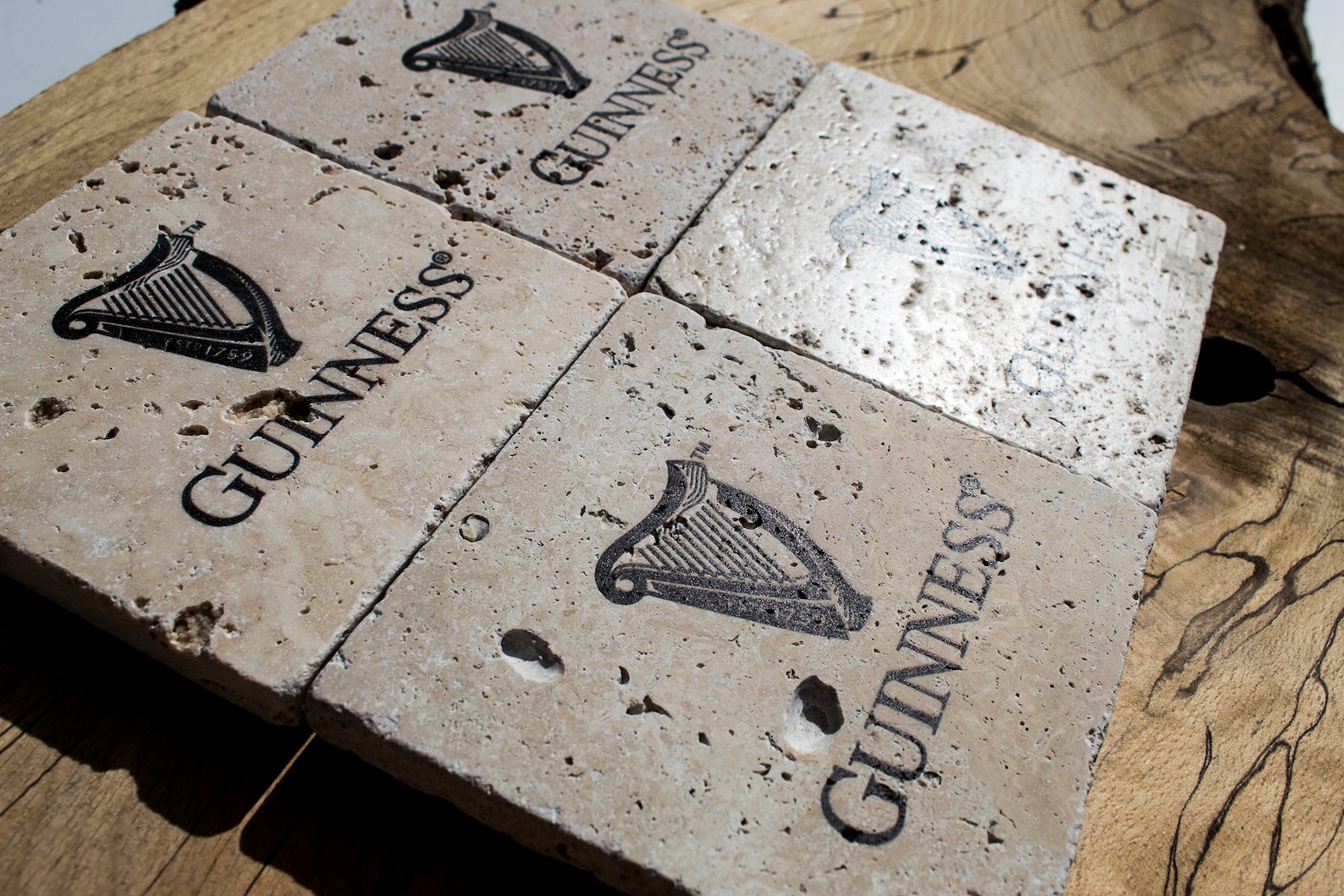 Stone Coasters: Guinness Collection (set of 4) - Etsy UK