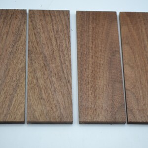 Black Walnut Knife Scale Sets (bookmatched) - 2" X 6" With 1/4", 3/8 ...