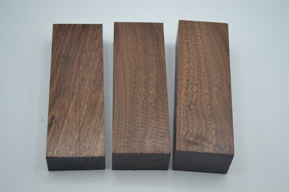 Stabilized Black Walnut Knife Handle Blocks 2 x | Etsy