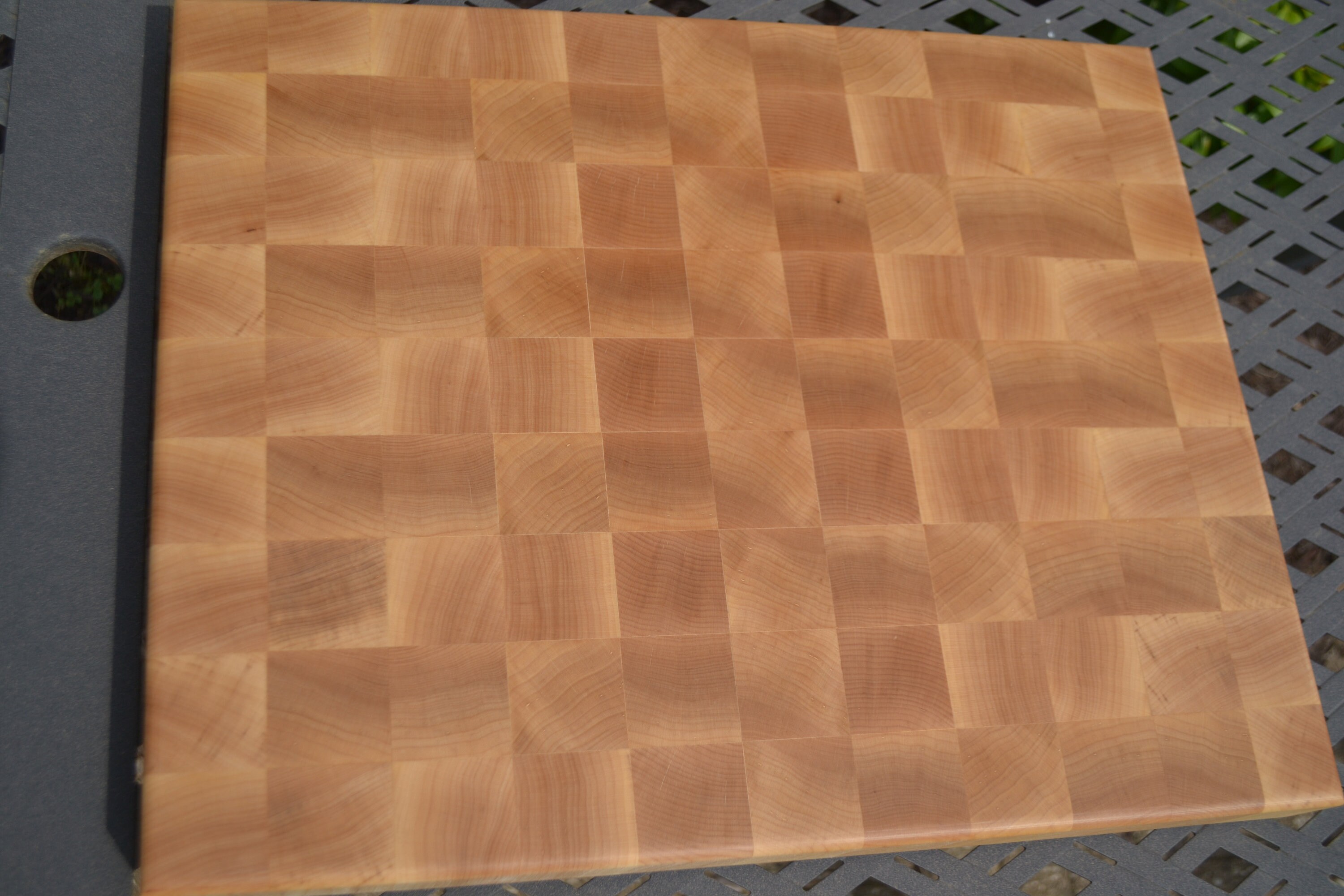 Maple End Grain Cutting Board 2 X 16 X 20 - Etsy
