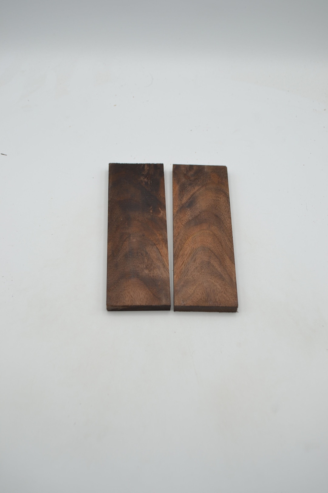 Figured Black Walnut Knife Scales, Bookmatched, 3/8" X 2" X 6" - Set of ...