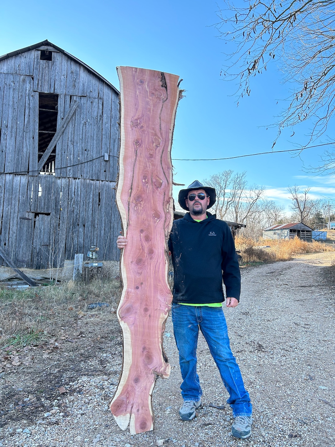 Live Edge Cedar Slab - Etsy