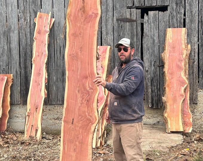 Live Edge Cedar Slab - Etsy