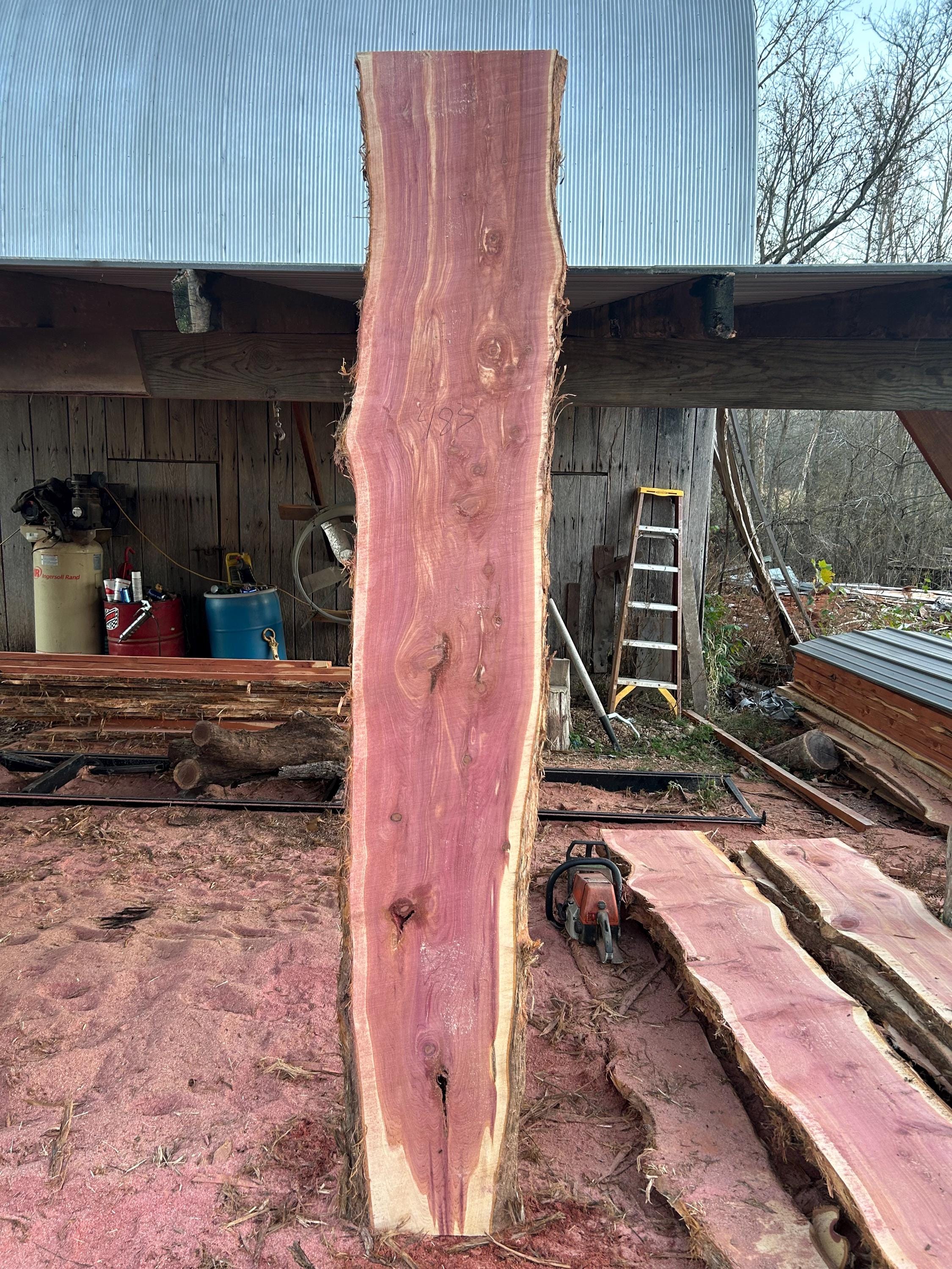 Live Edge Cedar Slab - Etsy