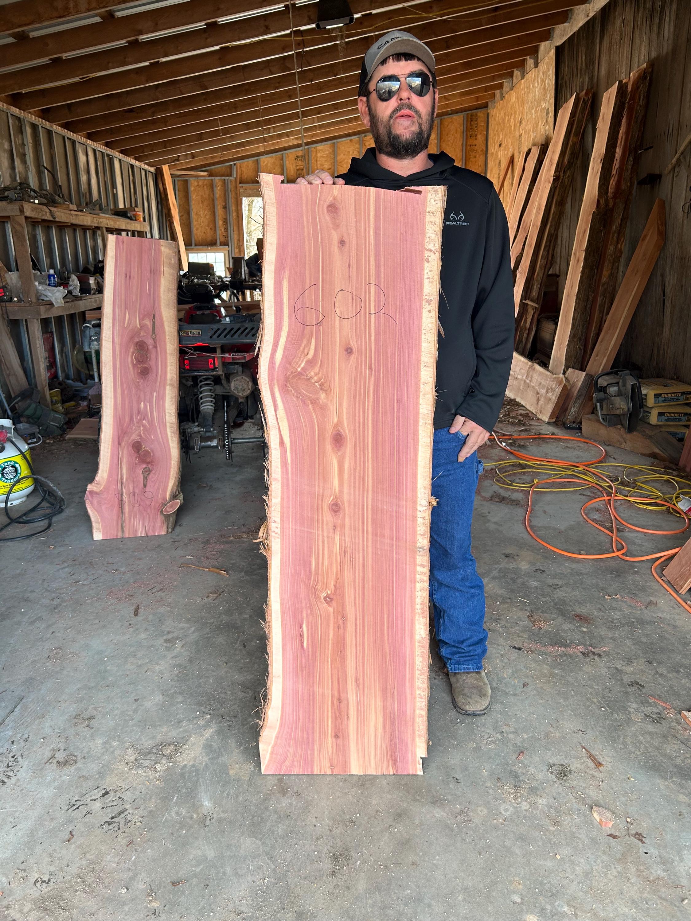 Live Edge Cedar Slab - Etsy