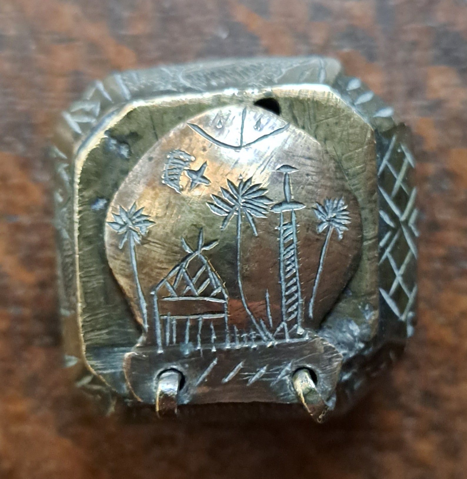 Antique Ottoman Brass Qalamdan Divit With Exceptional Engraving. - Etsy