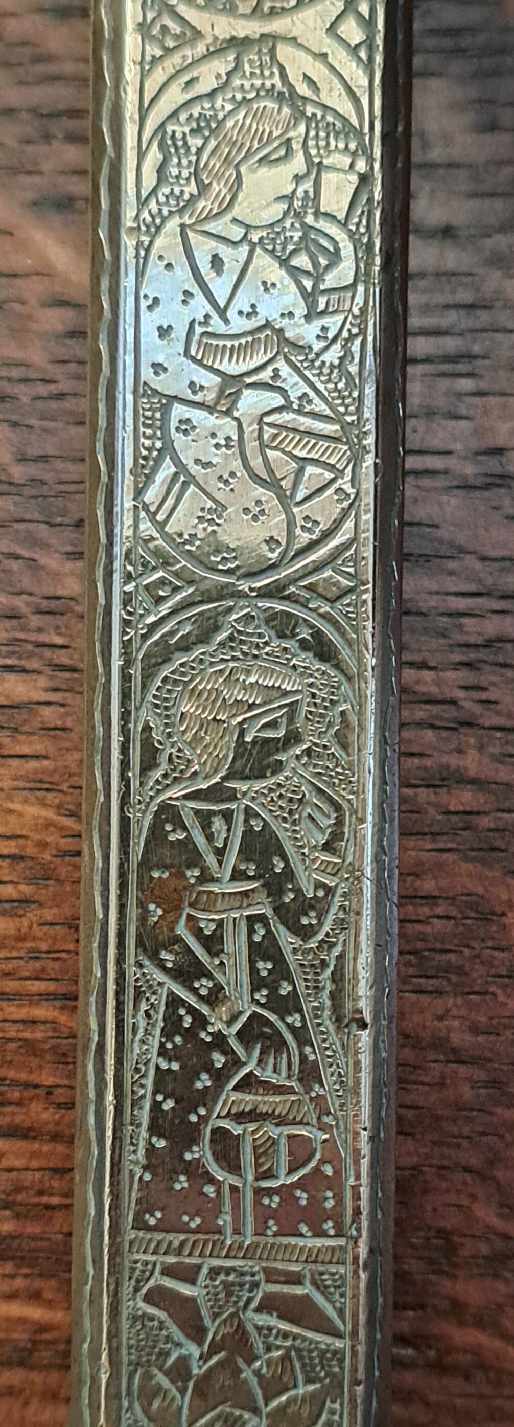 Antique Ottoman Brass Qalamdan Divit With Exceptional Engraving. - Etsy