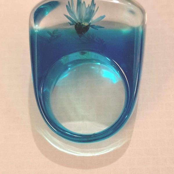 Lucite Ring - Etsy UK