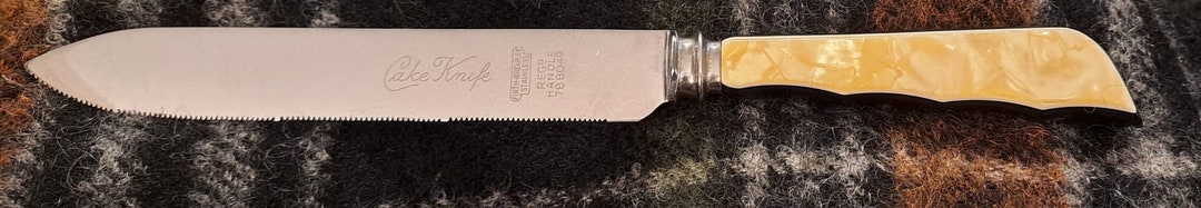 Vintage Firth-brearley Stainlesscake Knife With Faux Mother of Pearl ...