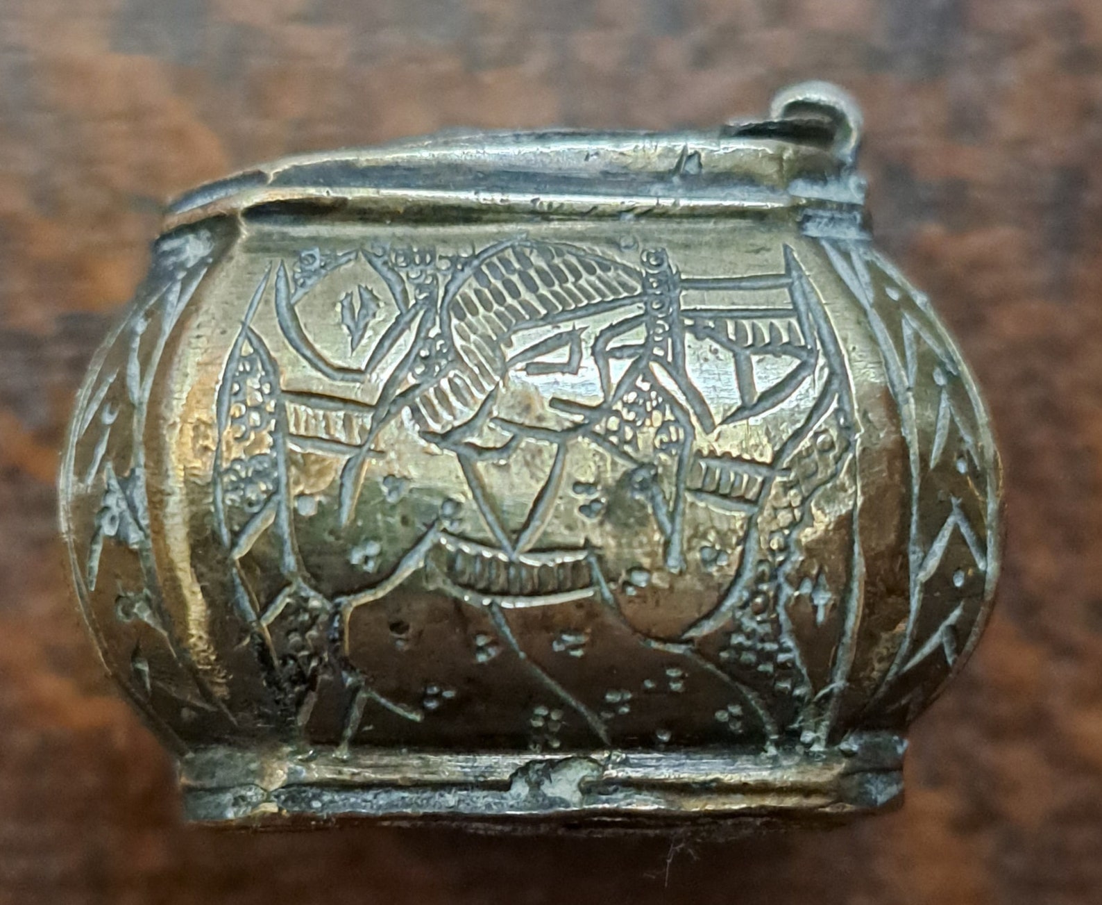 Antique Ottoman Brass Qalamdan Divit With Exceptional Engraving. - Etsy