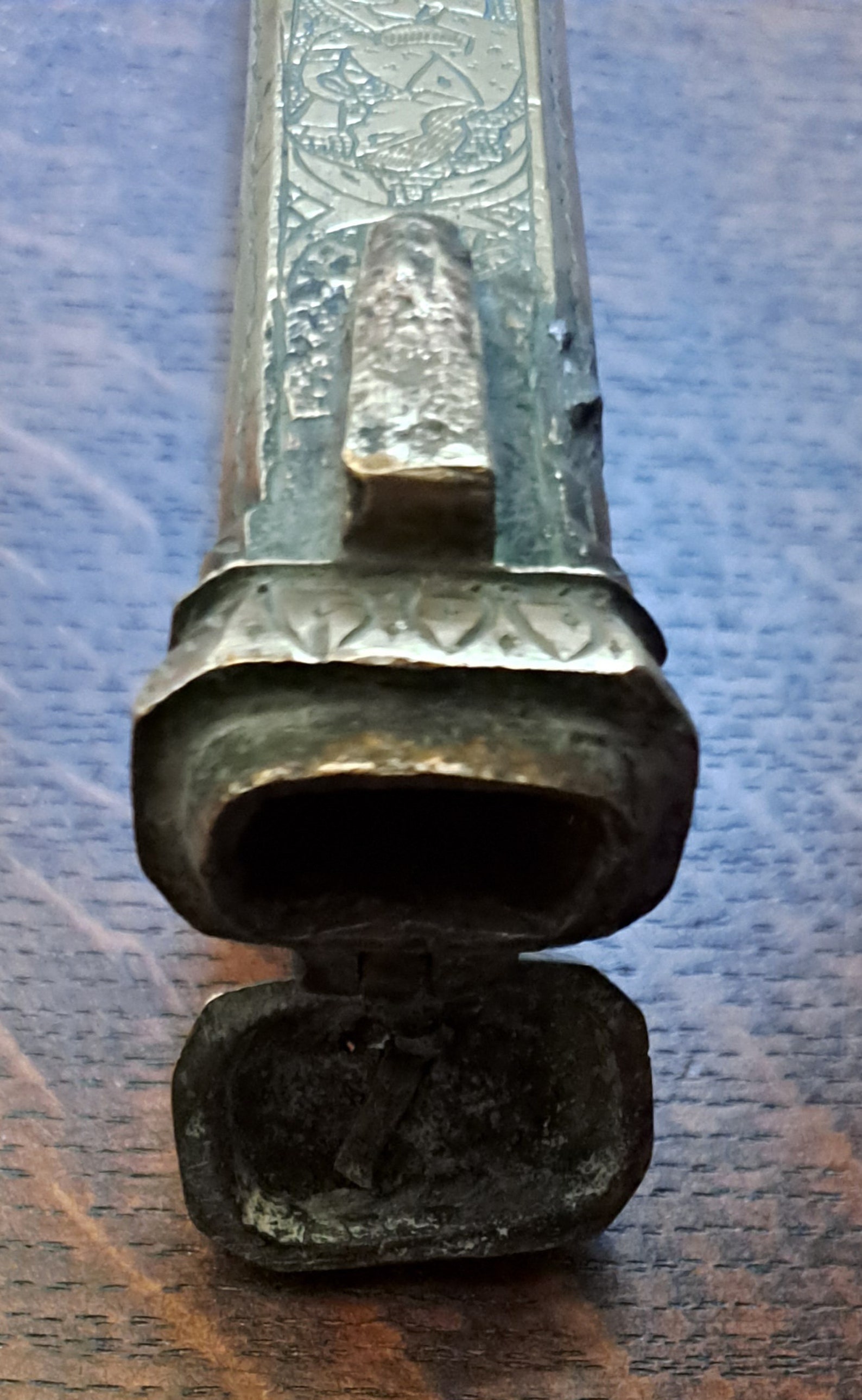 Antique Ottoman Brass Qalamdan Divit With Exceptional Engraving. - Etsy
