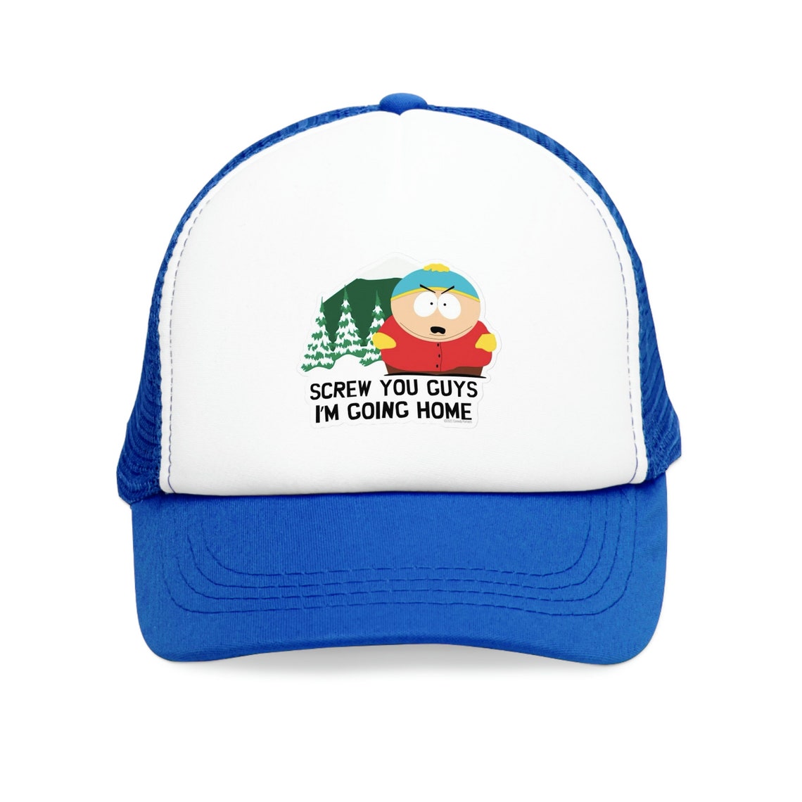 South Park Eric Cartman Mesh Cap, Funny Cartoon Hat - Etsy