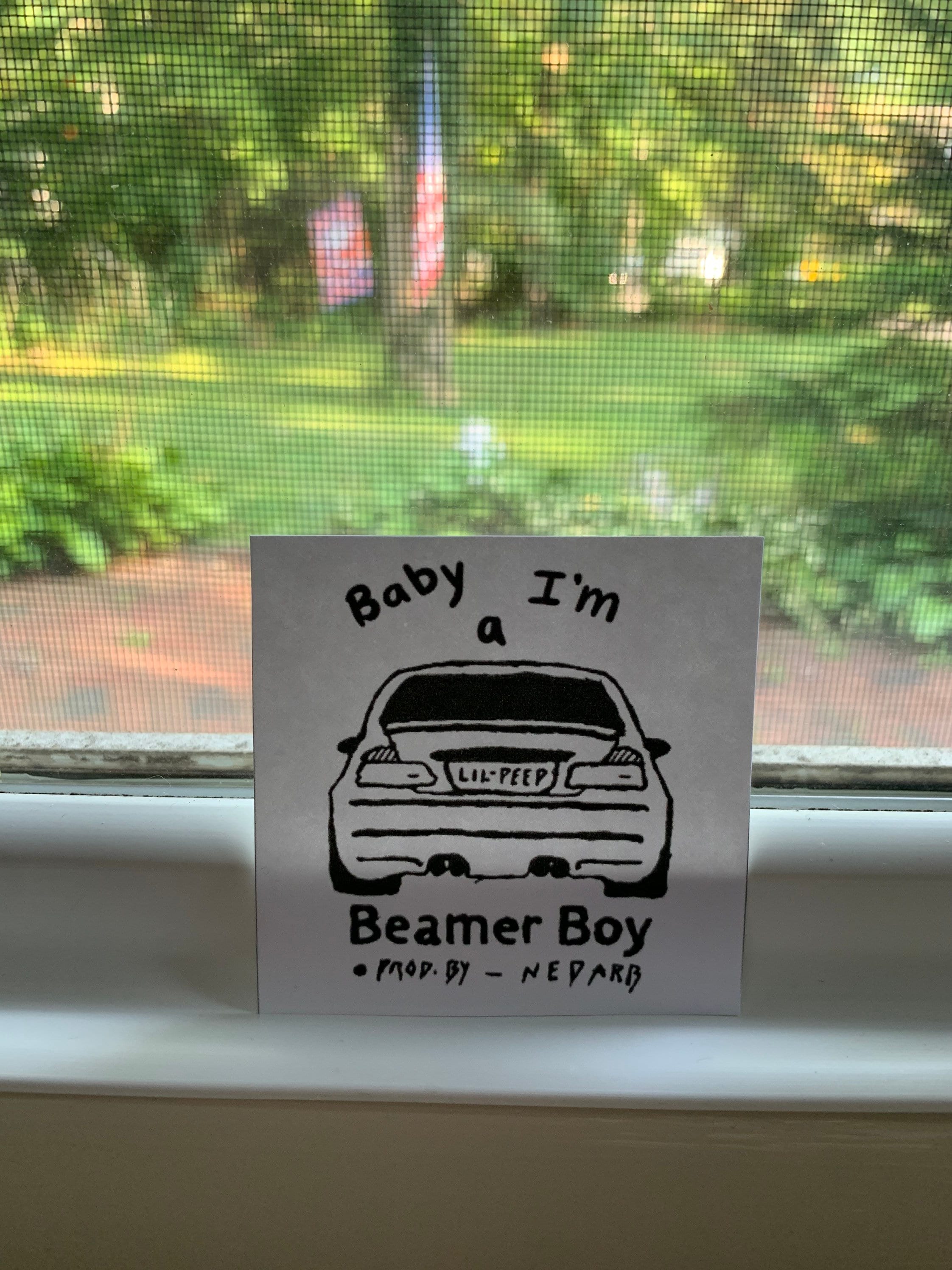 Wall Decals & Murals Wall Décor Beamer boy lil peep inspired vinyl car ...
