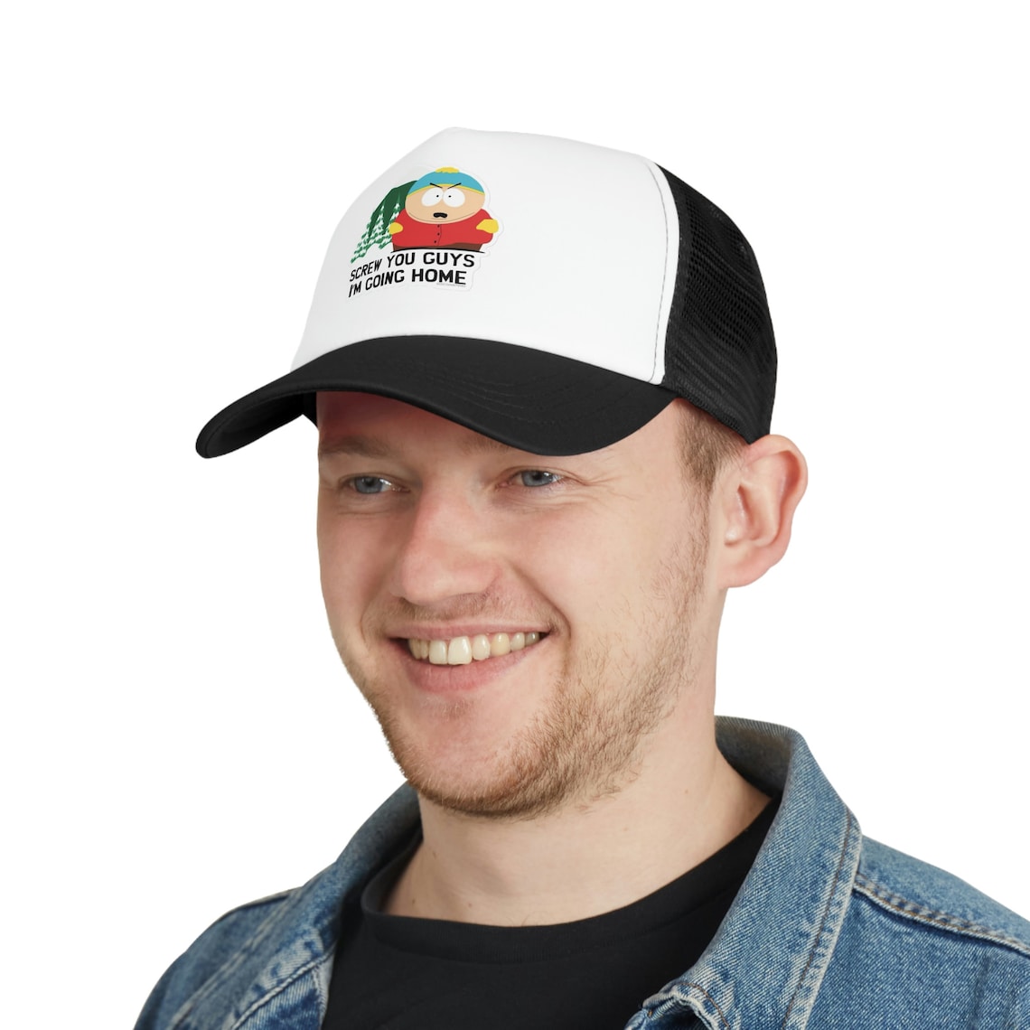 South Park Eric Cartman Mesh Cap, Funny Cartoon Hat - Etsy