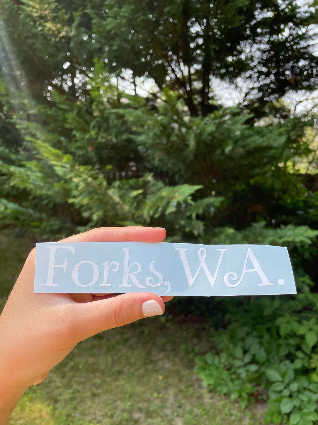 Forks Washington Bumper Sticker Twilight Inspired Car - Etsy