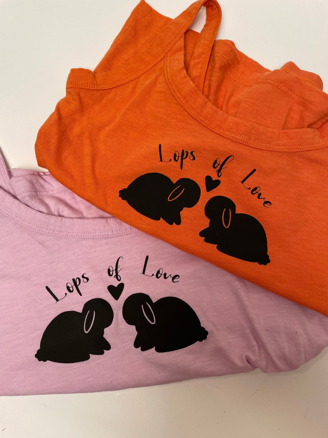 Lops of Love Tank Graphic Tank Top for Bunny Moms, Bunny Tank Top ...