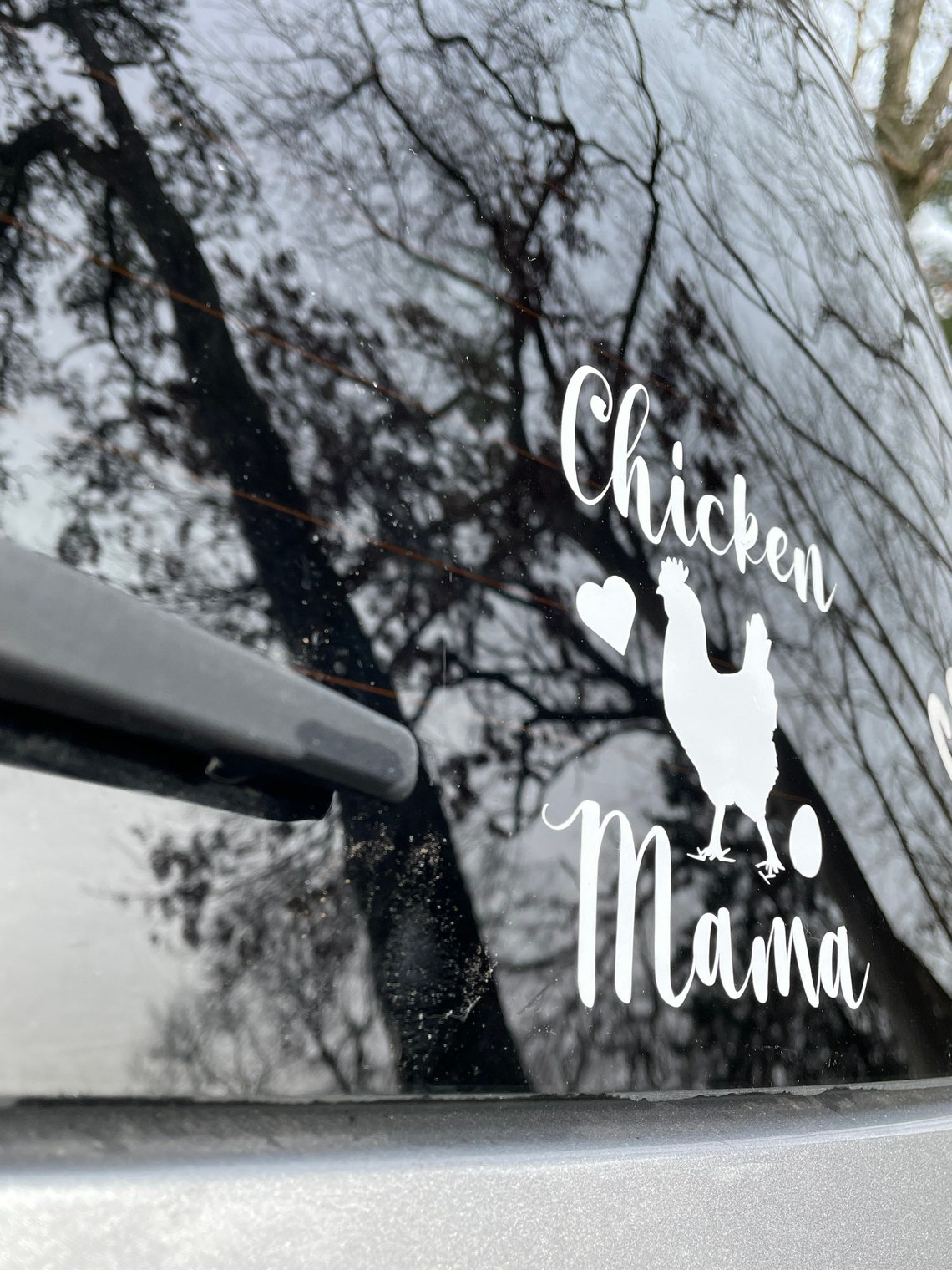 Chicken Mama Car Sticker Chicken Mom Car Sticker Decal - Etsy