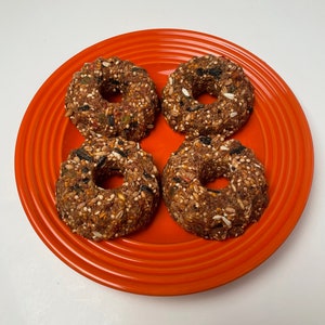 Donut Treats for Chickens, Donuts for Parrots, Organic Treats for Large ...