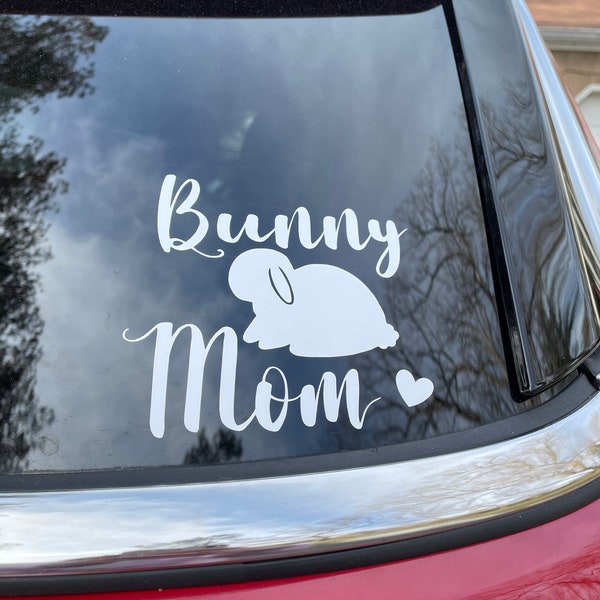 Rabbit Car Decal - Etsy