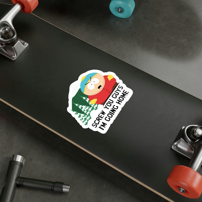 Eric Cartman Kiss-cut Vinyl Decals South Park Sticker Screw - Etsy