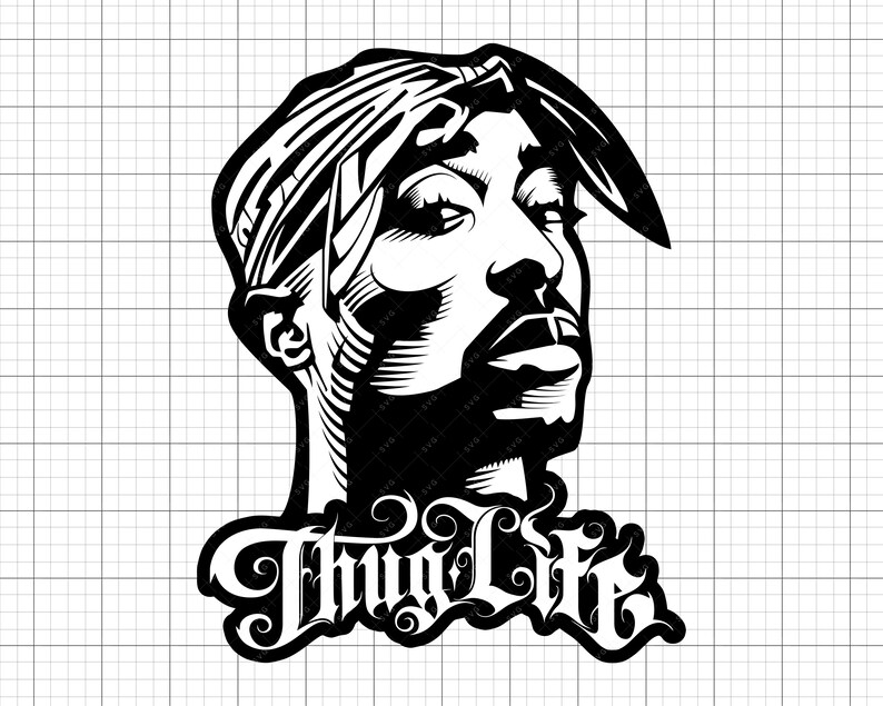 2pac SVG Cut File | Etsy