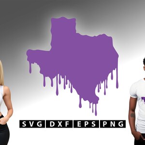 Texas Dripping Single Layer SVG Cutting File INSTANT DOWNLOAD - Etsy