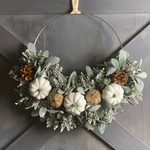 Hoop Wreath - Etsy