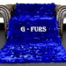 Luxury Real Royal Blue Rex Rabbit Fur Throw Blanket - Etsy
