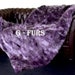 Luxury Pastel Violet Rex Rabbit Fur Throw Blanket - Etsy