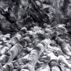 Luxury Real Grey Rex Rabbit Fur Throw Blanket - Etsy