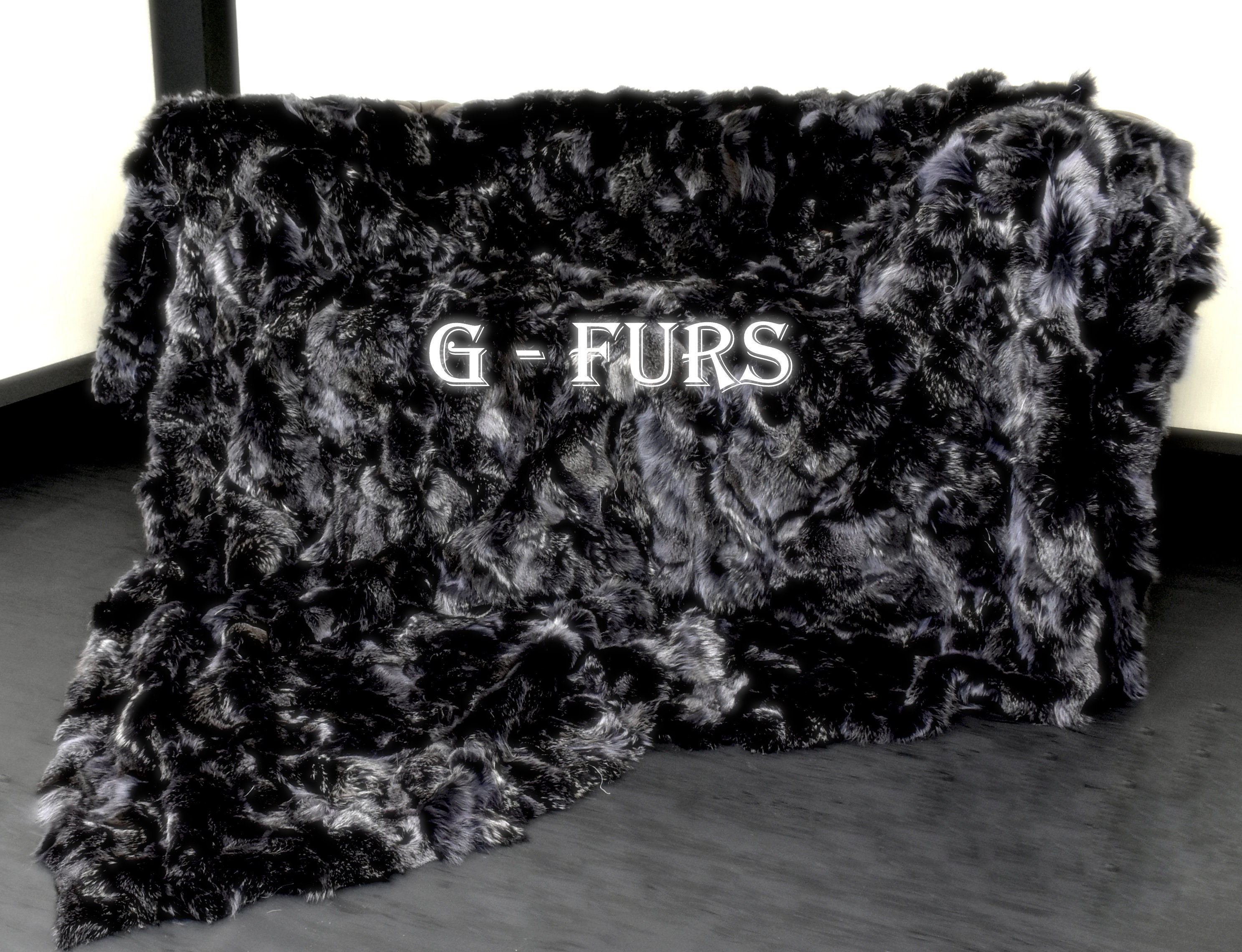 Luxury Real Fur Fox Throw Blanket - Etsy