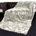 Luxury Real Tanned Beige Rex Rabbit Fur Throw Blanket - Etsy