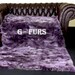 Luxury Pastel Violet Rex Rabbit Fur Throw Blanket - Etsy