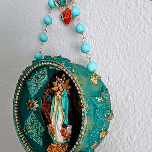 Holy Mother Mary Mini Wall Shrine - Etsy