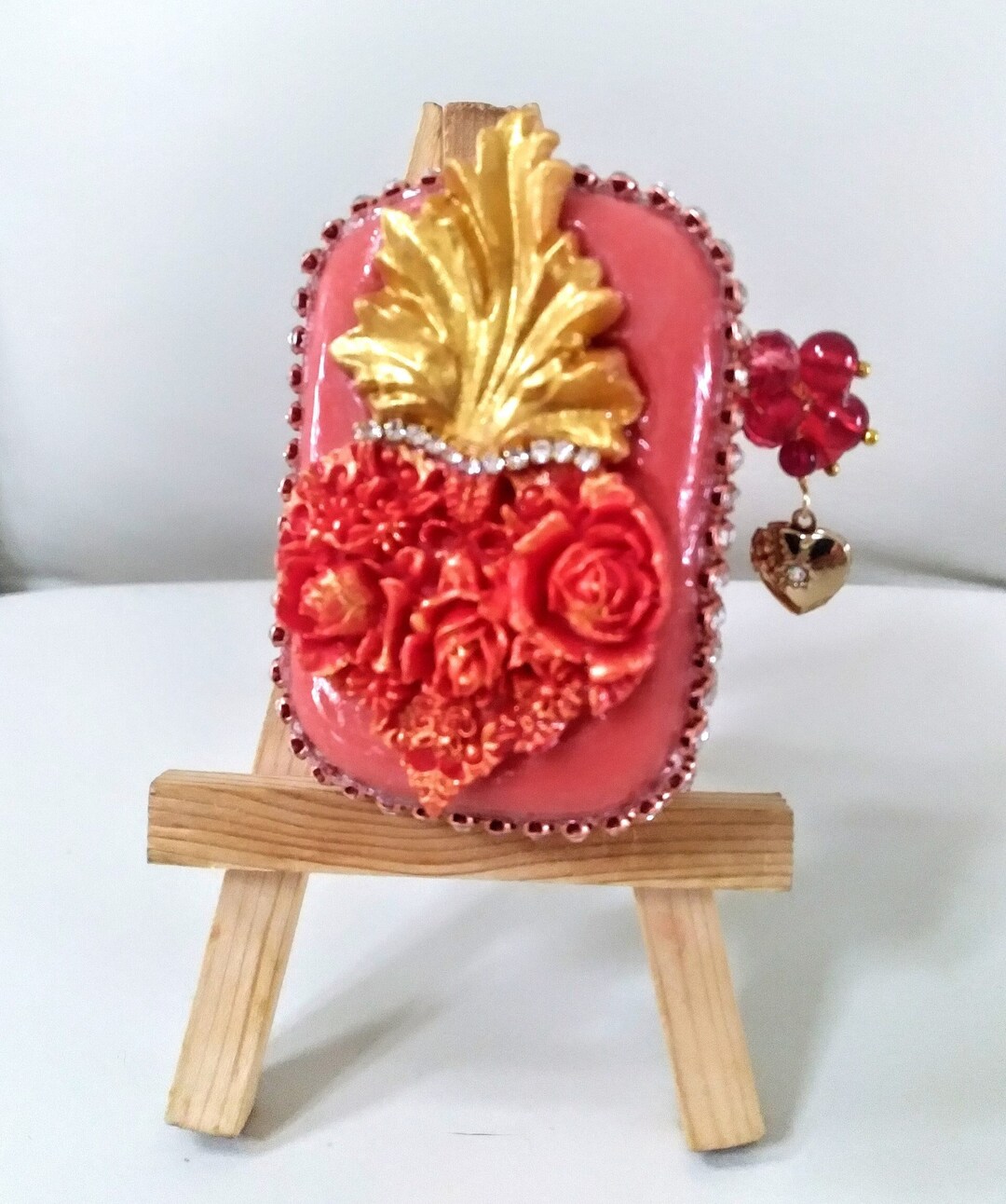 Sacred Heart of Jesus Christ and Pardon Crucifix Mini Pocket Shrine - Etsy