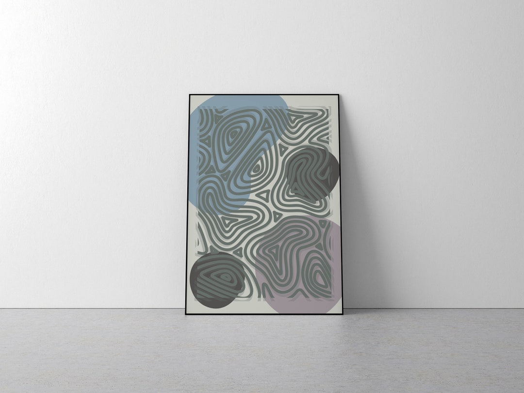 Grey Blue Pink Brown Beige Print Repetition, Sequence, Modern ...