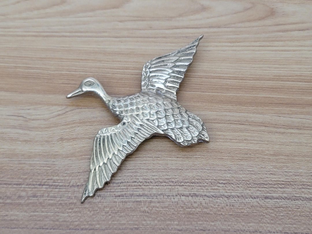 Vintage Brass Goose Home Decor Wall Hanging - Etsy
