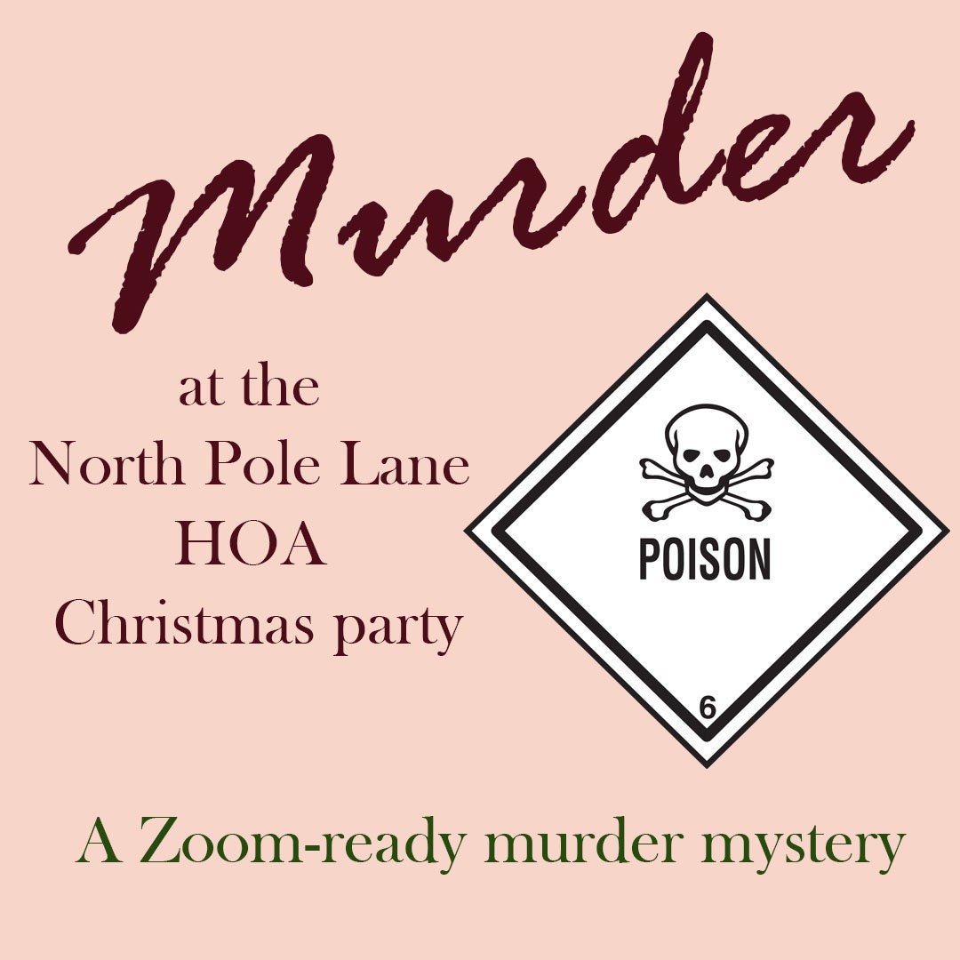 Murder Mystery: Murder at North Pole Place Holiday Game Digital ...