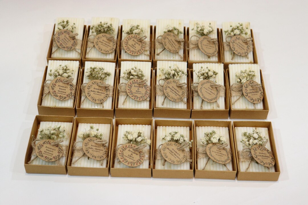 Wedding Gifts Mini Soap, Floral Soap Favors, Personalized Soap Favors ...