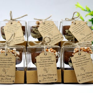 Personalized Funeral Favors for Guest, in Loving Memory Favors, Funeral ...